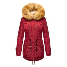 Navahoo Damen Winterjacke B399 &ndash; Warm, Wasserabweisend & Mit Abnehmbarem Kunstfellkragen