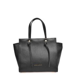Anna Luchini Schwarz Rindsledertasche