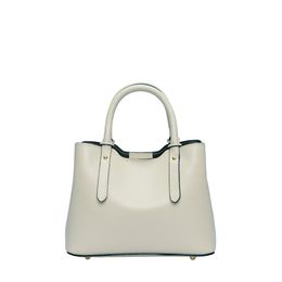 Anna Luchini Beige Rindsledertasche