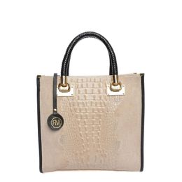 Roberta M Beige Rindsledertasche