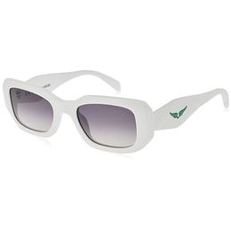 Zadig & Voltaire Fl&uuml;gel Sonnenbrille Wei&szlig;es Modell