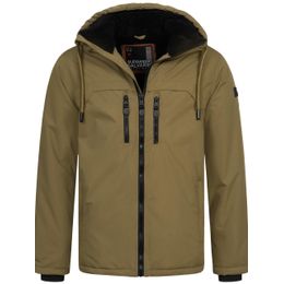 Alessandro Salvarini Herren Winterjacke AS-332 mit Teddyfell & Kapuze