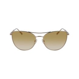 Longchamp Lo610s Katzenaugen-Sonnenbrille Gold