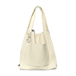 Isabella Rhea Beige Rindsledertasche