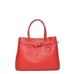 Anna Luchini Rot Rindsledertasche