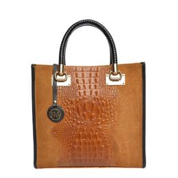 Roberta M Braun Rindsledertasche