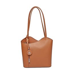 Anna Luchini Braun Rindsledertasche