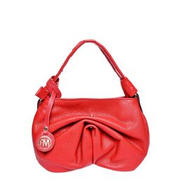 Roberta M Rot Rindsledertasche
