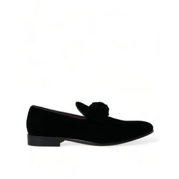Dolce & Gabbana Samt Mokassins mit Schleifendetail