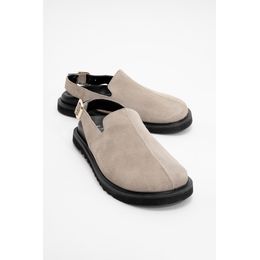 Laby Leder-Clogs