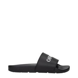 Off-White Industrieller G&uuml;rtel Logo Slide Sandale
