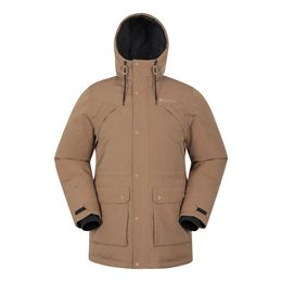 Mountain Warehouse - "Marlow" Parka f&uuml;r Herren, Wasserfest (Hellbraun)