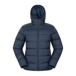 Mountain Warehouse - "Stratus" Kapuzenjacke f&uuml;r Herren, Packable, Daunen (Marine)
