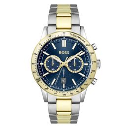 HUGO BOSS Graue Edelstahl-Armbanduhr
