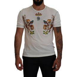 Dolce & Gabbana L&auml;ssiges T-Shirt mit Engel-Motiv