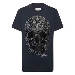 Philipp Plein T-Shirt Rundhalsausschnitt Ss Skull