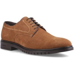 Hush Puppies Sterling Wildleder Herren Tan Standard Schn&uuml;rschuhe