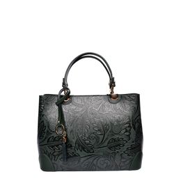Anna Luchini Gr&uuml;n Rindsledertasche