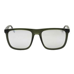 HUGO BOSS - Rauch Polarisiert-Sonnenbrille f&uuml;r Herren/Damen Unisex (Schwarz/Dunkelgr&uuml;n)