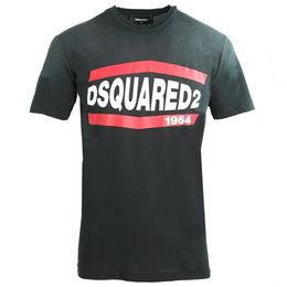 Dsquared2 - 1964 - Cool Fit - T-shirt In Verblichenem Schwarz