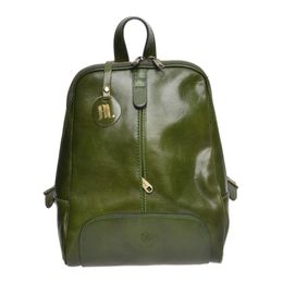 Anna Luchini Gr&uuml;n Rindsledertasche
