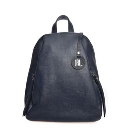 Anna Luchini Blau Rindsledertasche