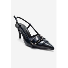 Noen Schnalle Spitzer Zehenbereich Stiletto Pumps