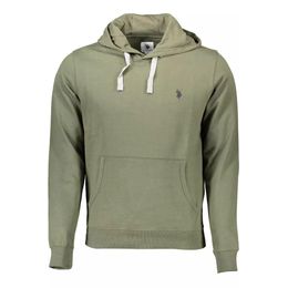 U.S. Polo Assn. Fleece Hoodie Pullover Olivgr&uuml;n