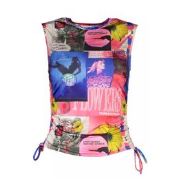 Desigual Collage-Druck &auml;rmelloses Top