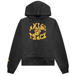 Amiri - Trainings-hoodie In Verblasstem Schwarz