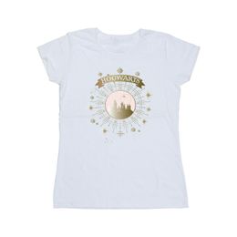 Harry Potter - "Hogwarts" T-Shirt f&uuml;r Damen (Wei&szlig;)