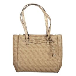 Guess Beige Polyethylen-Handtasche