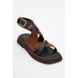 Minnea Wildleder Leder Sandale (Women)