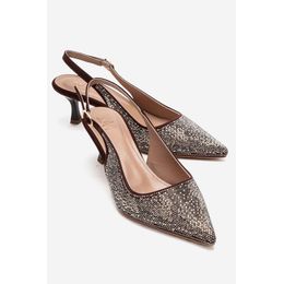 Nella Verzierter Slingback Spitzer Zehenbereich Pumps (Damen)