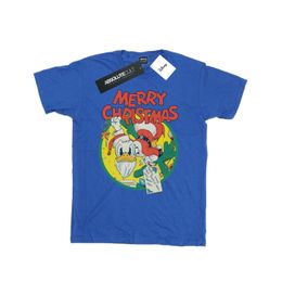 Disney - "Merry Christmas" T-Shirt f&uuml;r Herren (K&ouml;nigsblau)