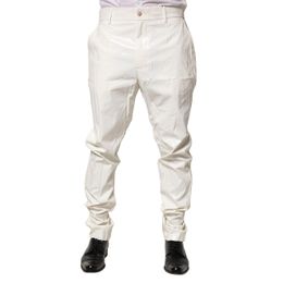 Dolce & Gabbana Vinyl-Hosen Slim Fit