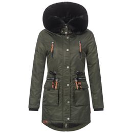 Navahoo Mangala Princess Damen Winterjacke B873 Gr&uuml;n Gr&ouml;&szlig;e L - Gr. 40