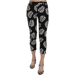 Dolce & Gabbana Dolce Gabbana Verk&uuml;rzte Hose mit Blumenmuster
