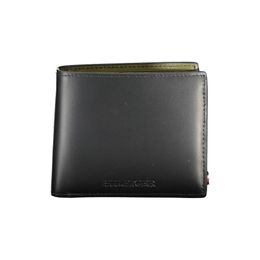 Tommy Hilfiger Schwarze Leder Geldb&ouml;rse