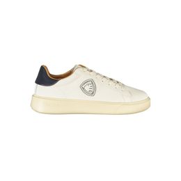 Blauer Wei&szlig;er Polyester Herren Sneaker