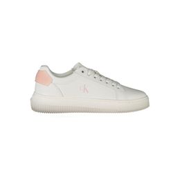 Calvin Klein Wei&szlig;e Polyurethan Damen Sneaker