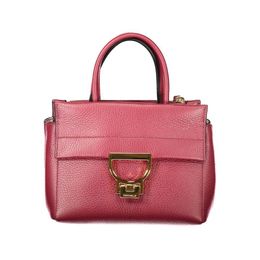 Coccinelle Lila Lederhandtasche