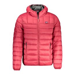 Leichte verpackbare gepolsterte Jacke mit Kapuze