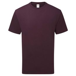 Fruit of the Loom - "Pure" T-Shirt f&uuml;r Herren/Damen Unisex, Baumwolle (Dunkles Pflaumenblau)
