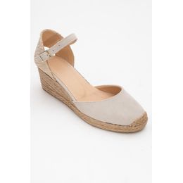 Aldea Leder-Plateauespadrille (Damen)