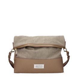 Maison Martin Margiela Beige Stoff Schultertasche