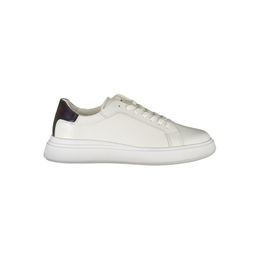 Calvin Klein Wei&szlig;e Leder Herren Sneaker