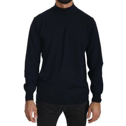 Mila Sch&ouml;n Mock-Neck-Pullover in einfarbigem Marineblau