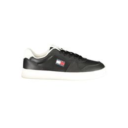 Tommy Hilfiger Schwarze Polyurethan Damen Sneaker
