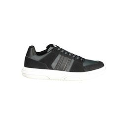Tommy Hilfiger Schwarze Leder Herrensneaker